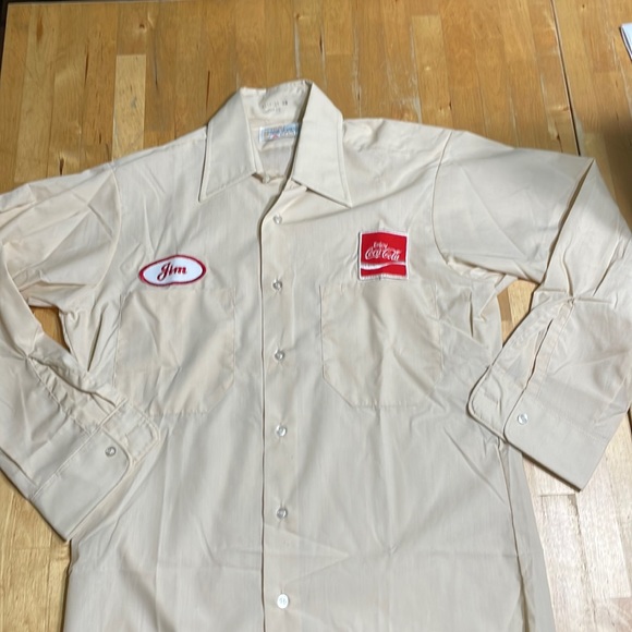 Coca Cola | Shirts | Vintage Coca Cola Delivery Driver Work Shirt ...